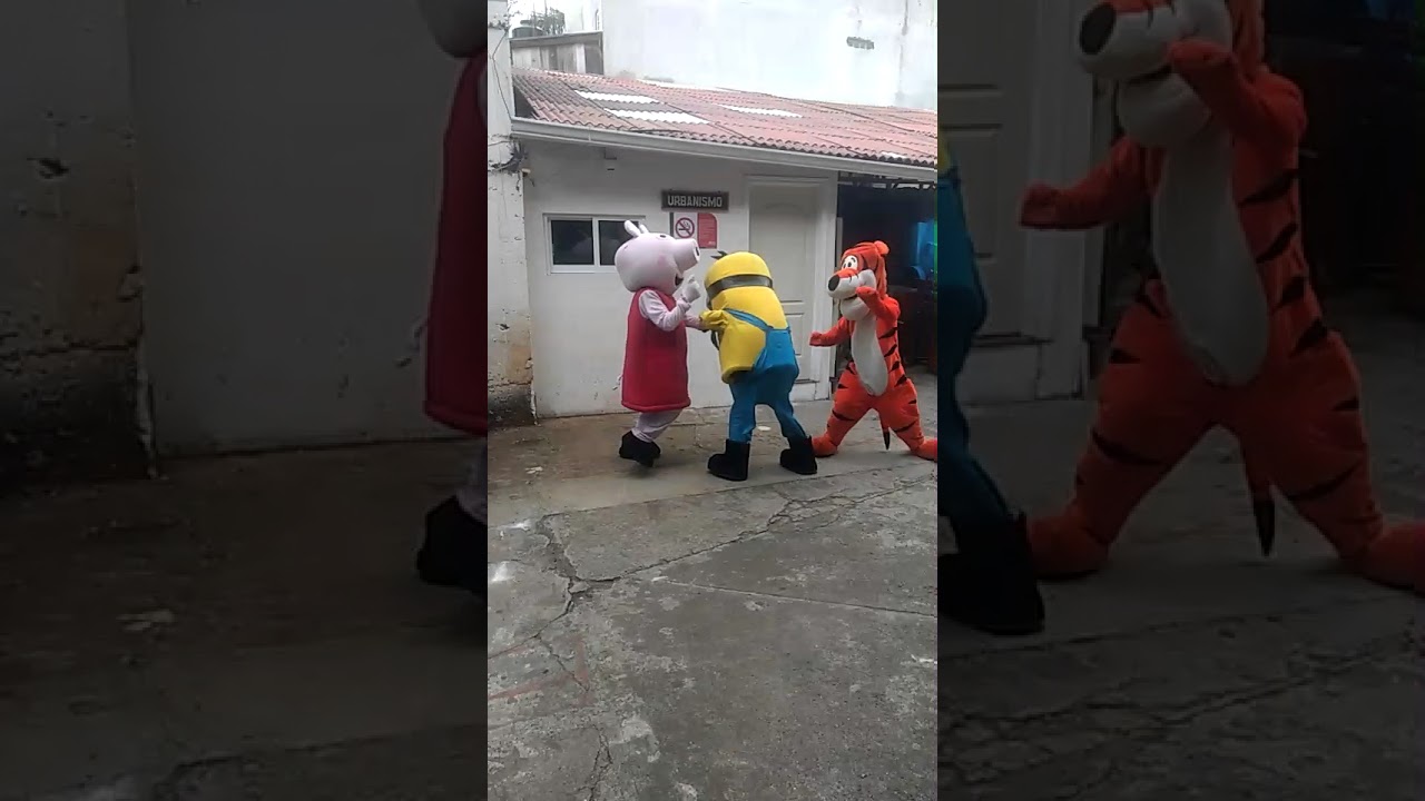 Pelea de botargas - YouTube