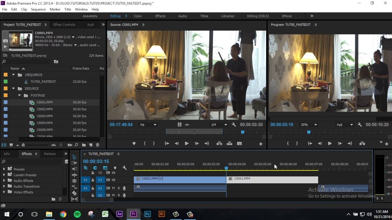 PREMIERE : FAST EDIT & WORKFLOW - YouTube