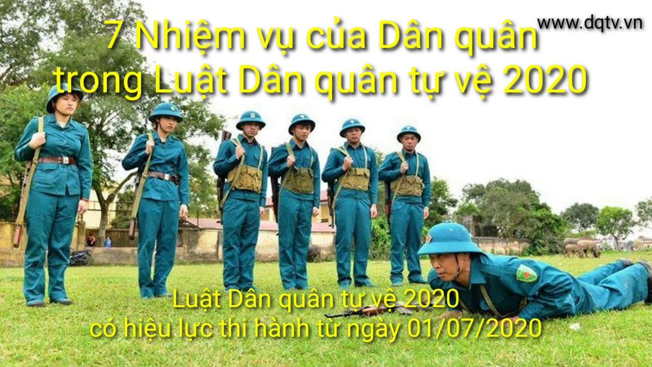 07 nhiệm vụ của Dân quân trong Luật Dân quân tự vệ 2020 mới nhất | www ...