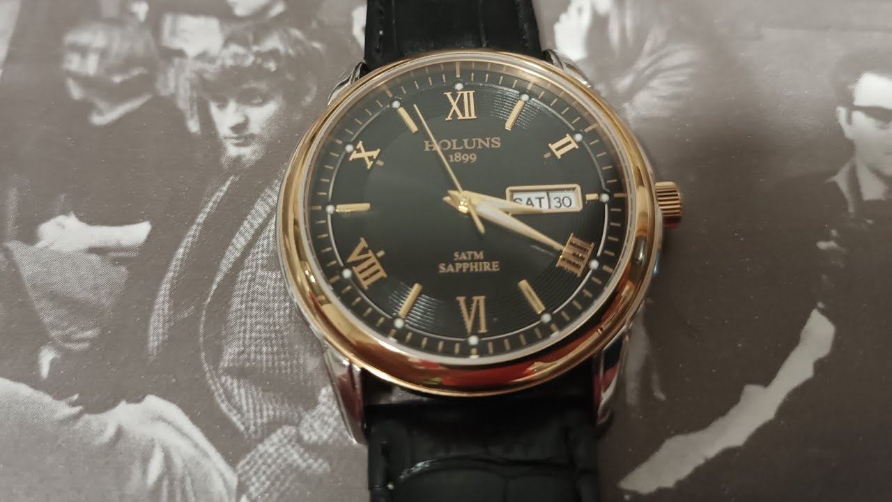 RELOJ HOLUNS 1899:AUTOMATICO ESTETICA RETRO - YouTube