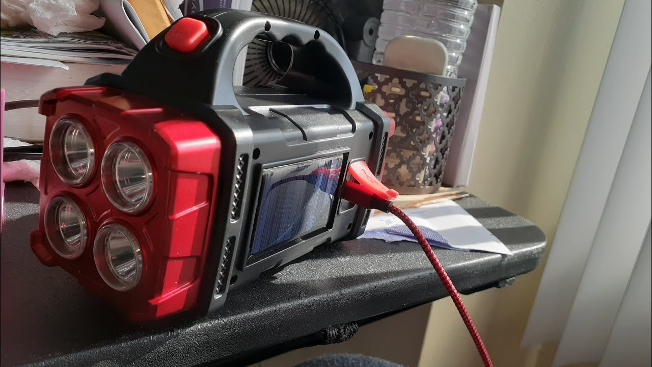 REVIEW of Temu's Multifunctional Solar Lamp Light. 🎴 #solarlampreview # ...