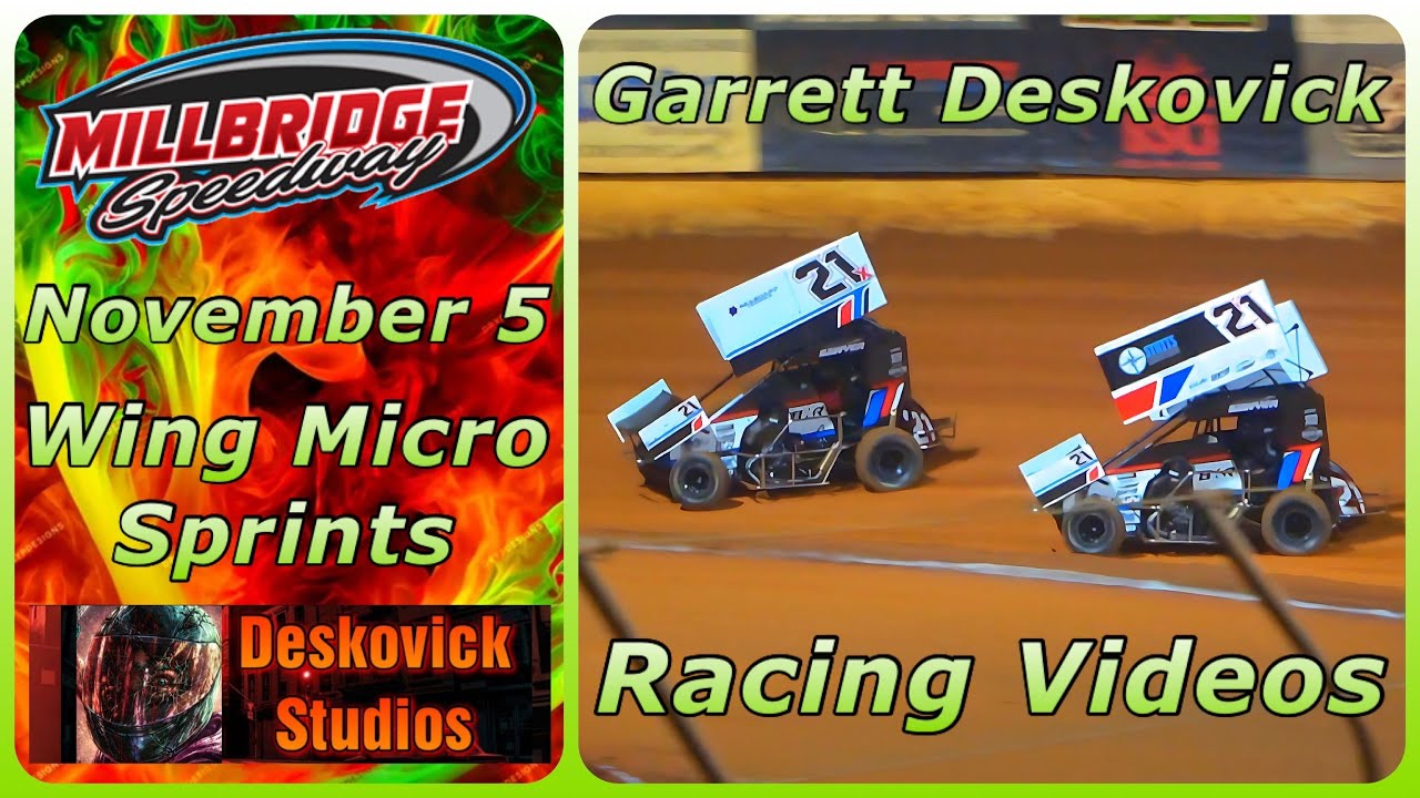 Millbridge Speedway | November 5, 2024 *Wing Micro Sprints* FULL RACE ...