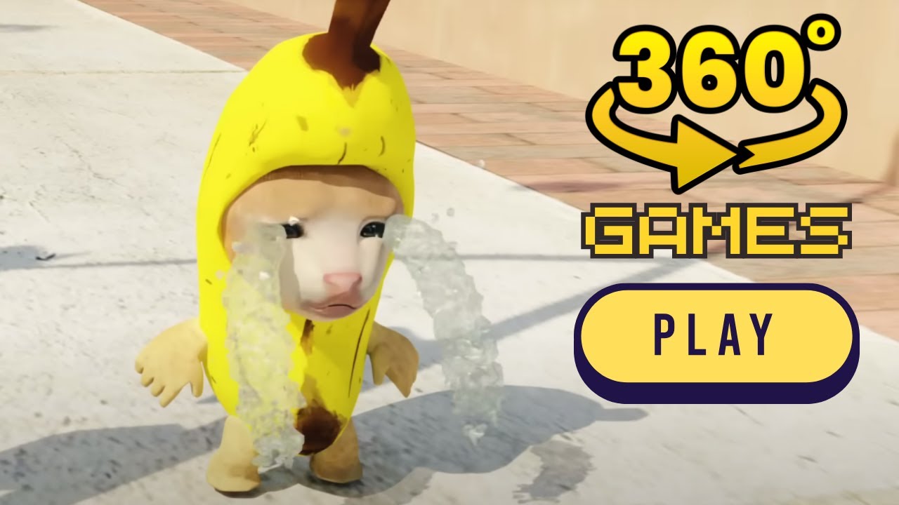 Banana Cat Cry Finding Challenge 360° #3 - YouTube