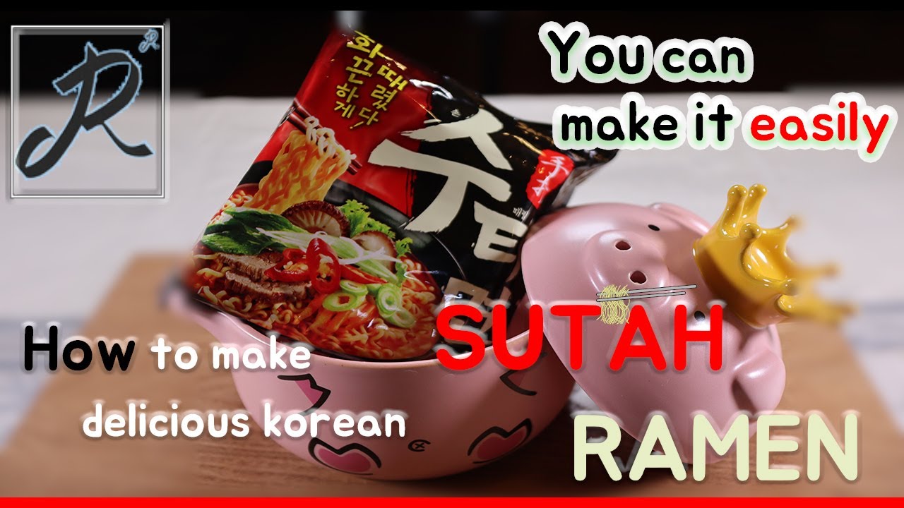 How to make delicious Korean SUTAH RAMEN - 한국 수타면 맛있게 끓이는 방법 - YouTube