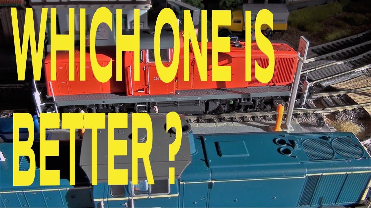 🇩🇪 Trix vs. Esu: Same Locomotive Model V90 PRODUCT COMPARRISON BR 290 ...