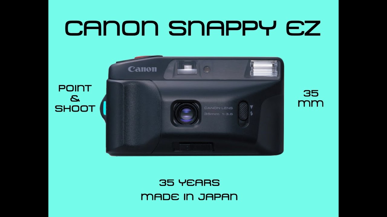Canon Snappy EZ 1988 classic point and shoot - YouTube