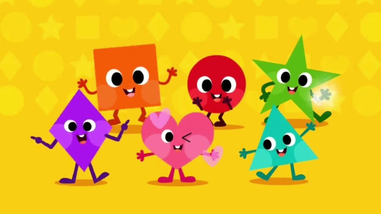 Dancing Shape Songs | Learn Shapes and Nursery Rhyme for Children - YouTube