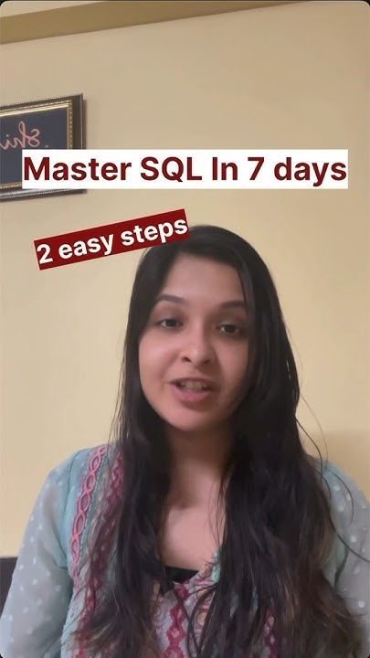 Master Sql In 7 Days 2 Easy Steps Sqlforbeginners Sqltips Youtube