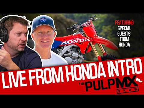PulpMX Show 675 - Live from 2027 CRF450R Intro ft. Special Guests w/ Kris Keefer in Studio