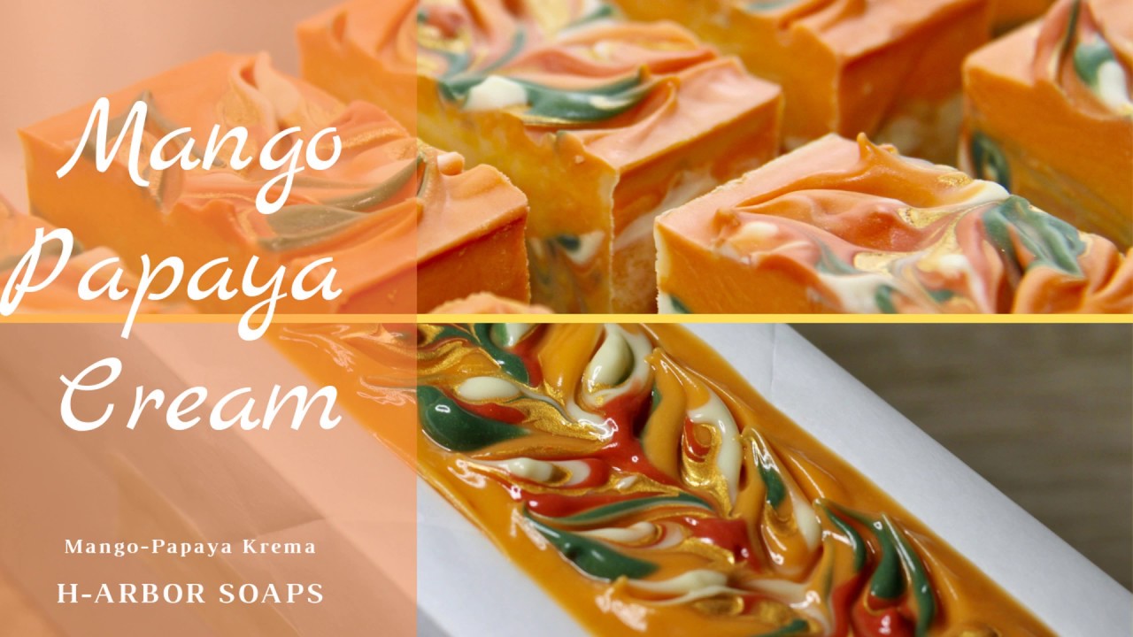 CP Handmade Mango Papaya Soap - YouTube