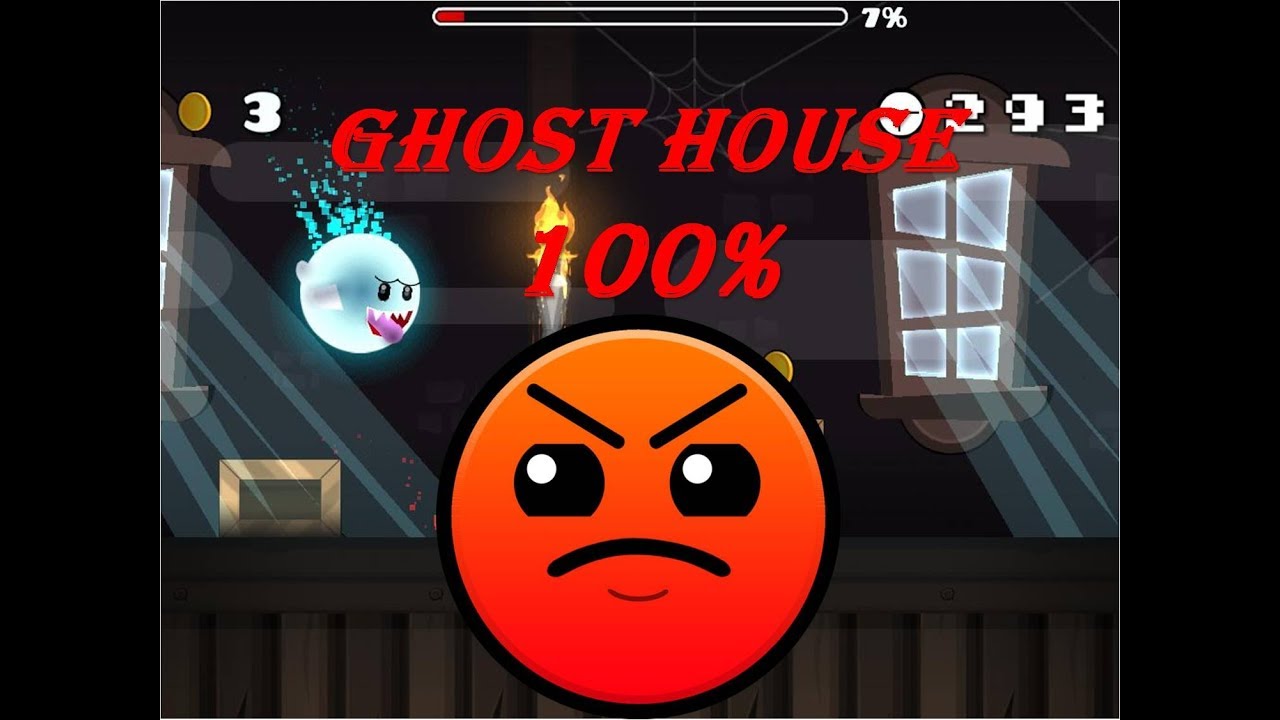 Geometry Dash - Ghost House [PC] [Harder] - YouTube