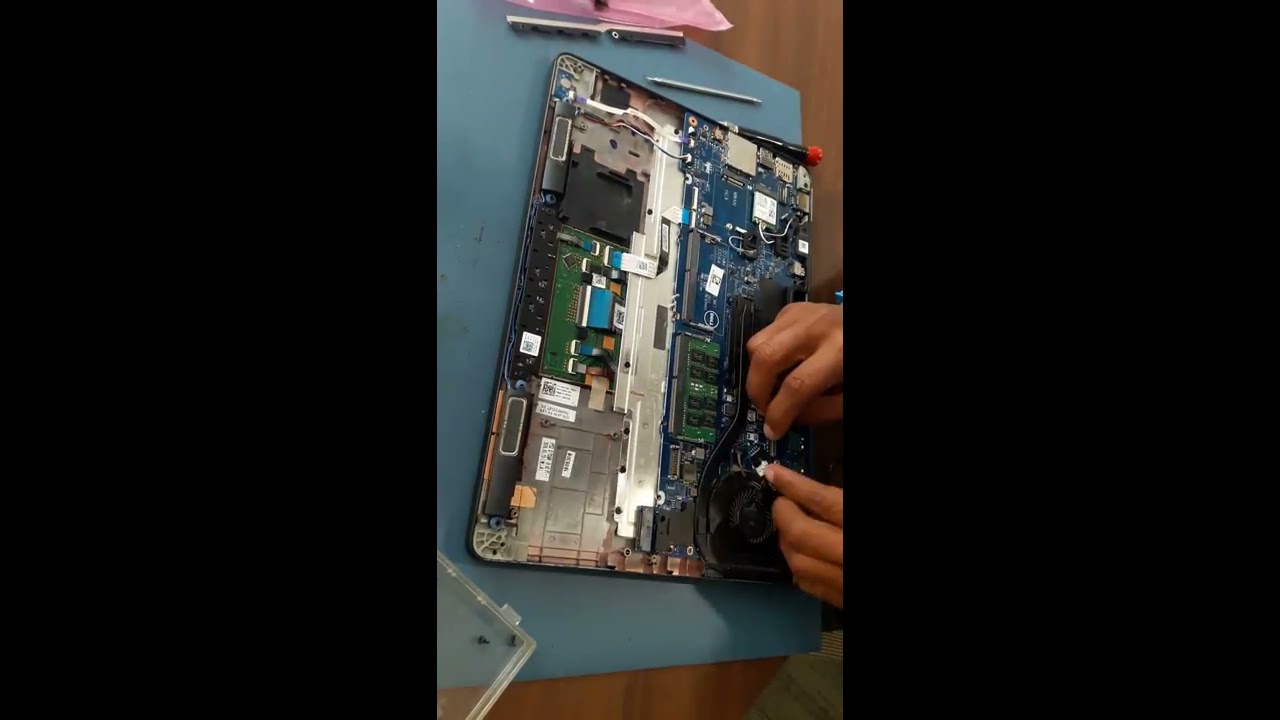 How to disassembly and assembly dell latitude e7470 keyboard - YouTube