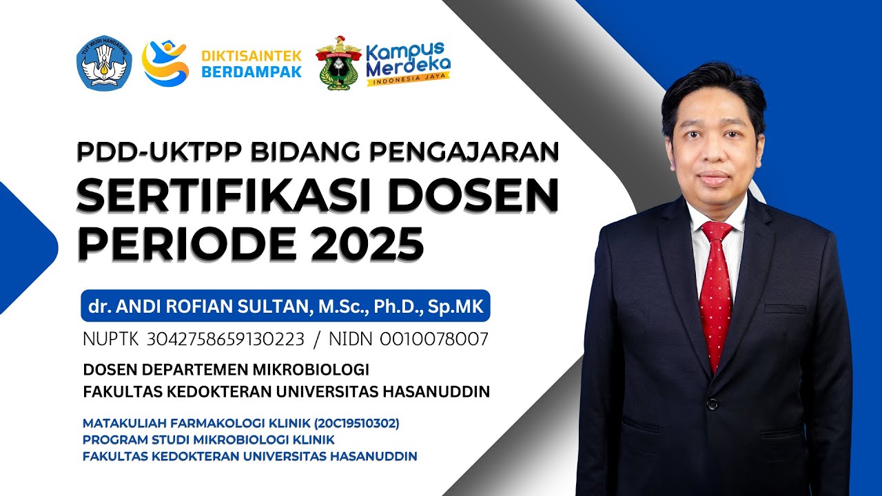 PDD-UKTPP BIDANG PENGAJARAN | SERDOS 2025 | UNIVERSITAS HASANUDDIN | ANDI ROFIAN SULTAN - YouTube
