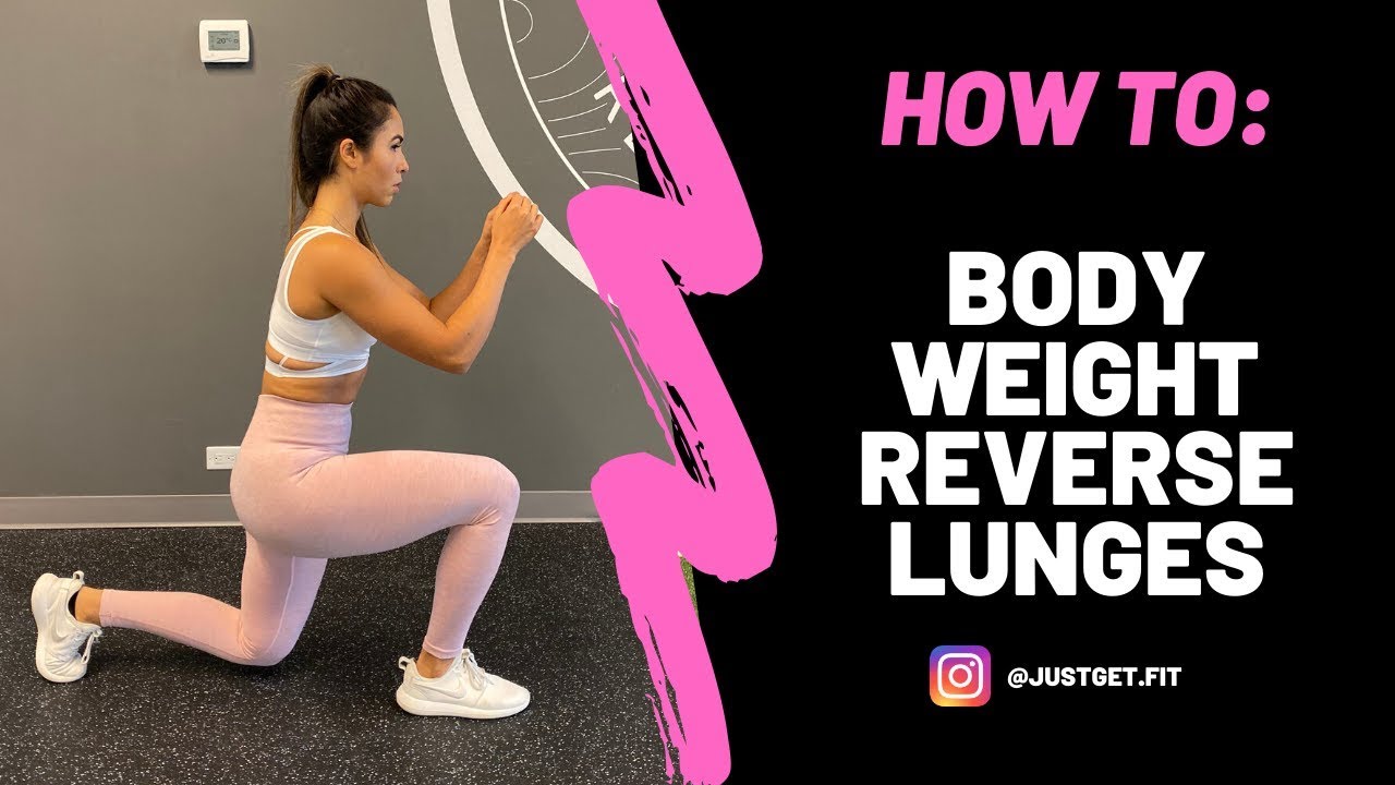 How to do Bodyweight Reverse Lunge - YouTube