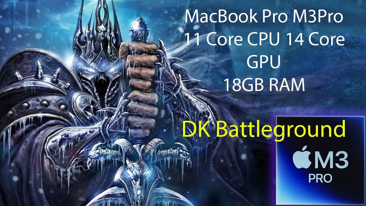 MacBook Pro M3 Pro 14" 11Core CPU 14Core GPU 18GB RAM World of Warcraft ...