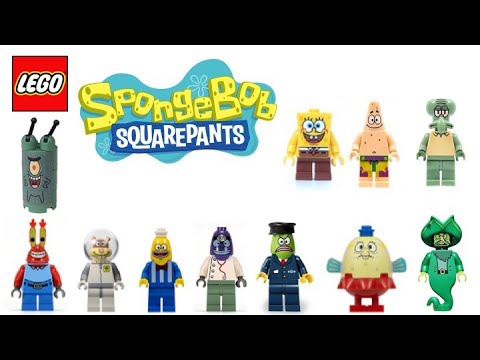 All LEGO SpongeBob SquarePants Theme Minifigures / Comparison and What ...