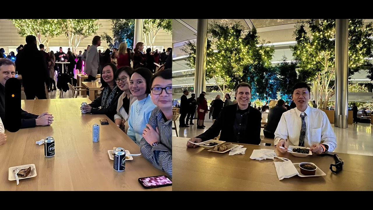 2022 Apple Park Christmas party for employees and families - YouTube