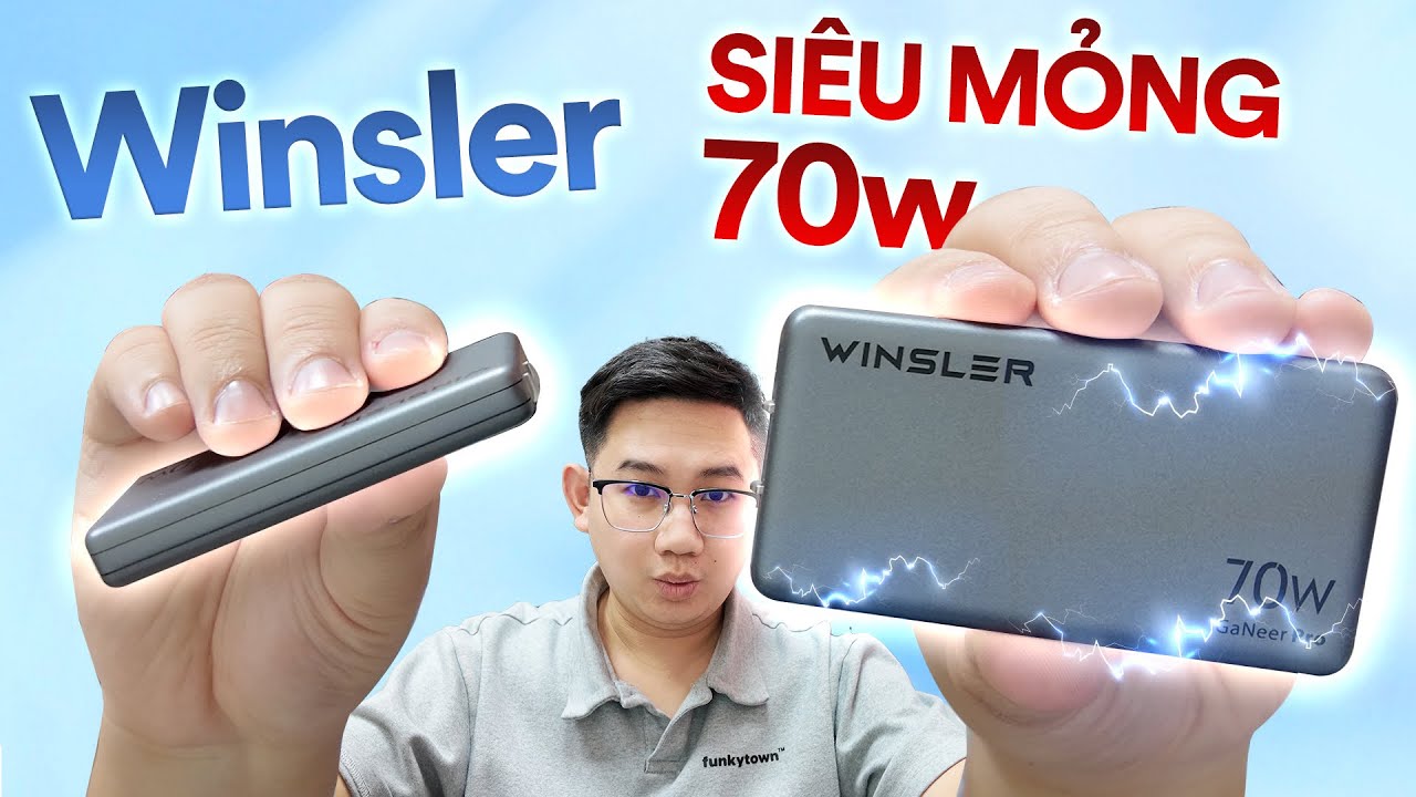 Củ sạc nhanh GaN 70W siêu mỏng này là hàng Made in VietNam: Winsler ...
