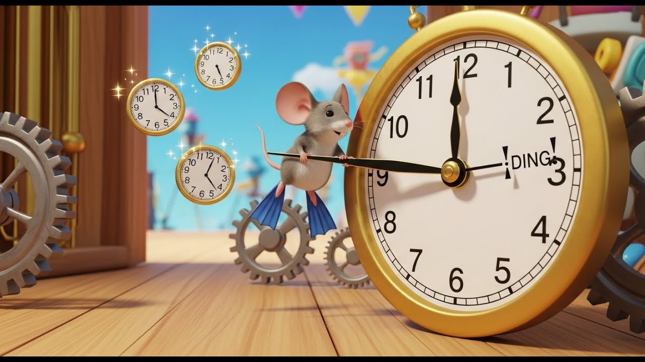 Hickory Dickory Clock Count the Numbers with the Mouse Counting Rhyme ...