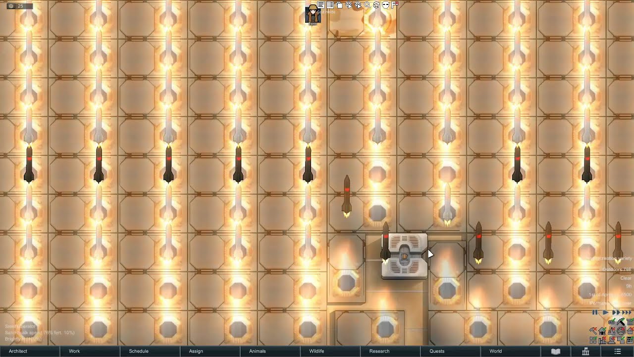 Rimworld 200 nukes at once - YouTube