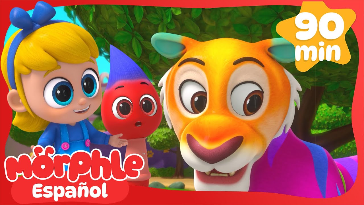 Chroma se robó los colores! Morphle y Mila al rescate mágico | Morphle🎈 ...