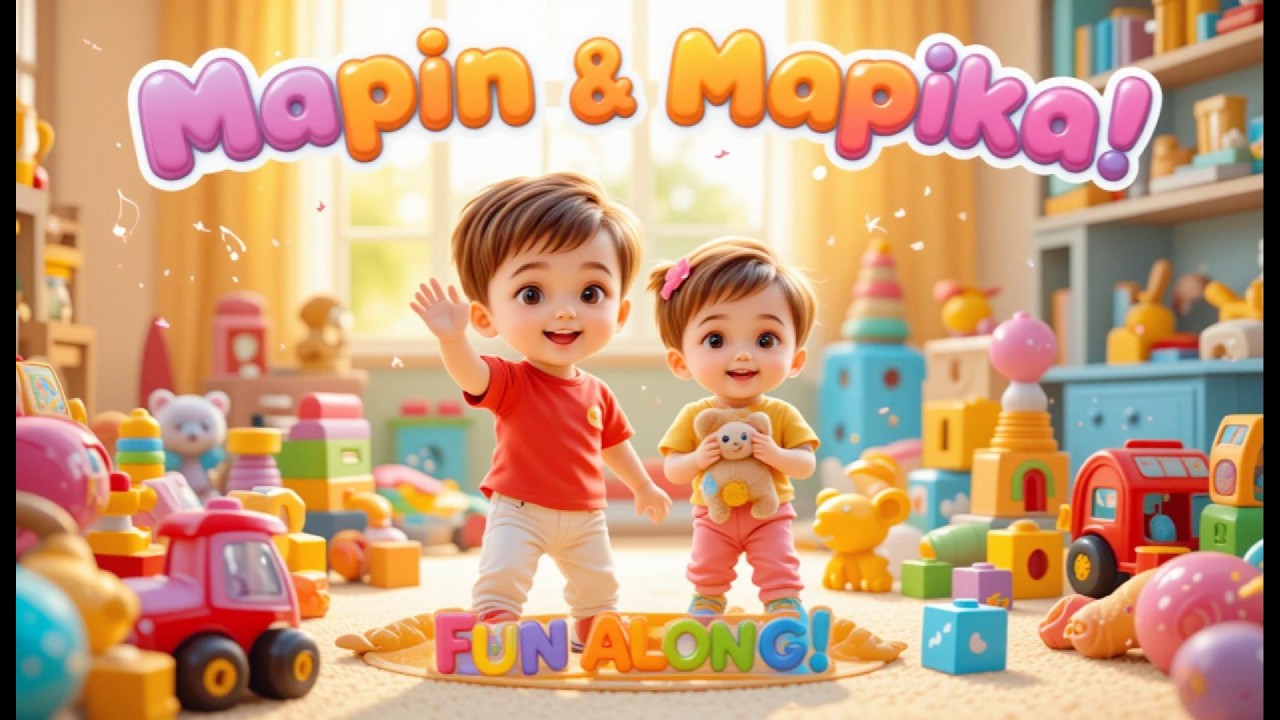 Mapin & Mapika - Playing with Toys! 🎶 Fun Animated Kids Song | 3D Pixar ...