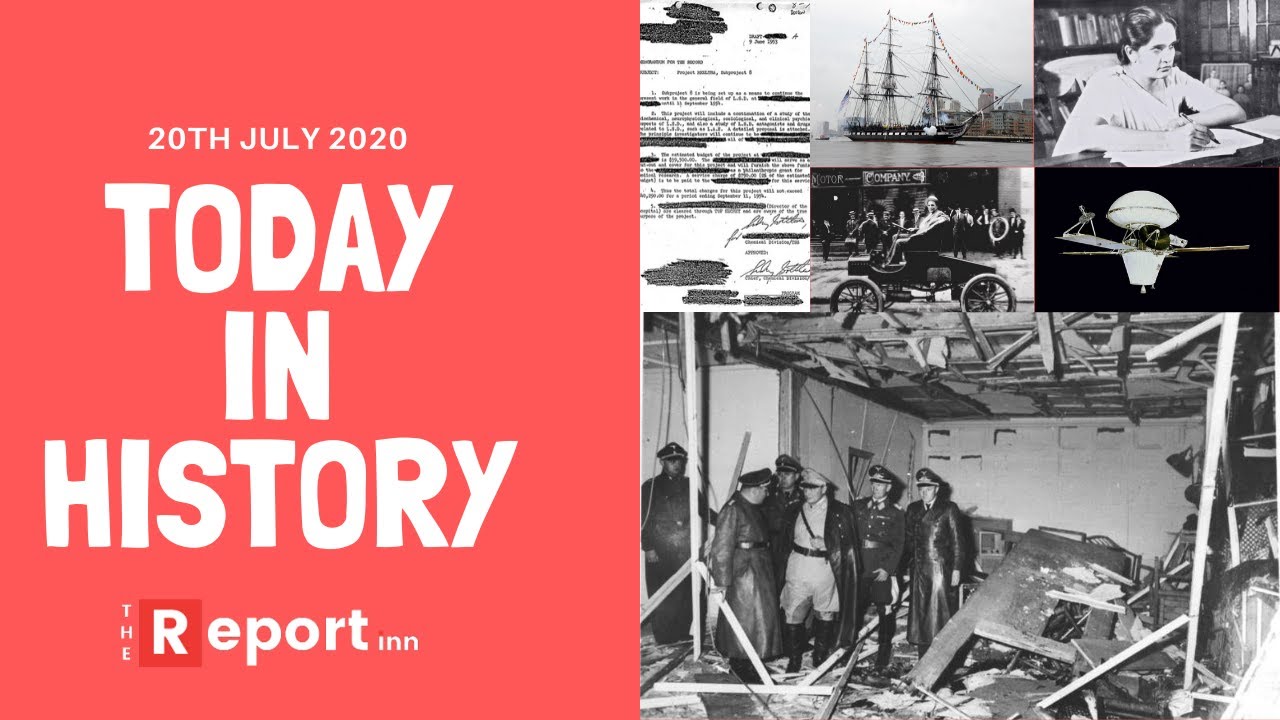 Today in history | On this day | July 20th | The Report Inn - YouTube