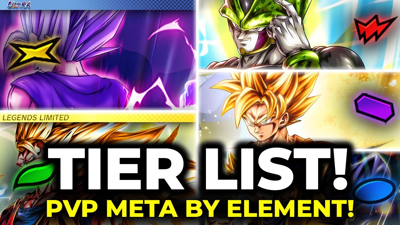 PvP META Tier List Based On ELEMENTS/COLOUR! (Dragon Ball Legends ...