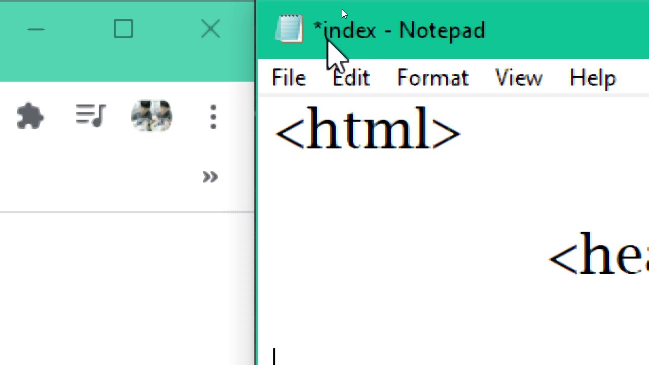 การสร้างเว็บเพจ เว็บไซต์ และการตกแต่งข้อความด้วยโปรแกรม Notepad - YouTube