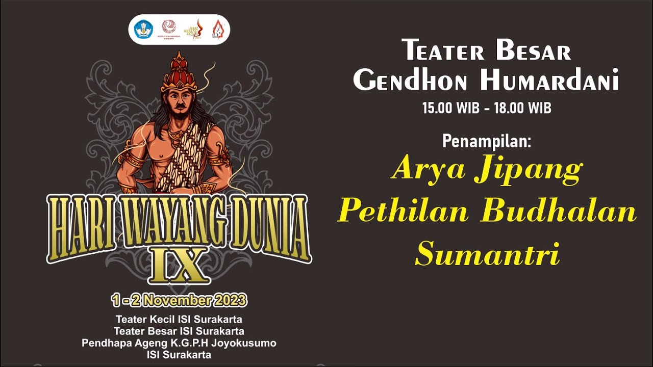 LIVE 🟥 HARI WAYANG DUNIA 2023 ☝️ TB session Sore - YouTube