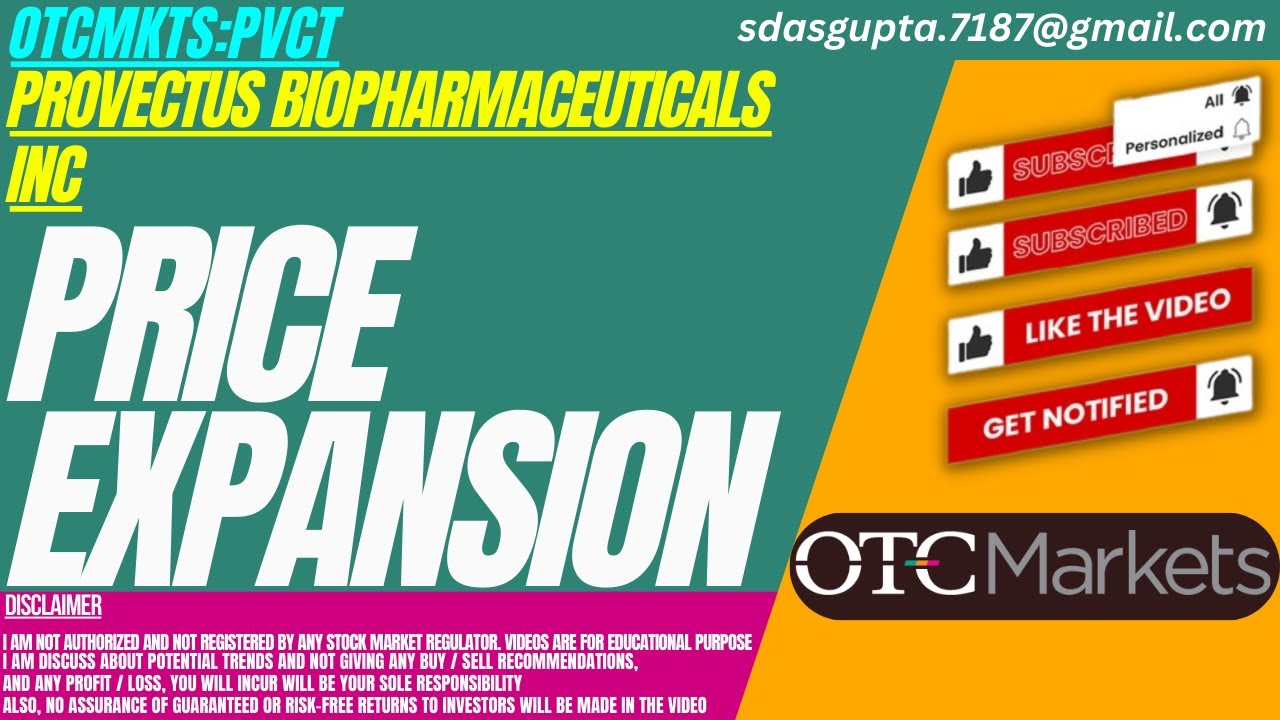 PRICE EXPANSION : PVCT STOCK ANALYSIS | PROVECTUS BIOPHARMACEUTICALS ...