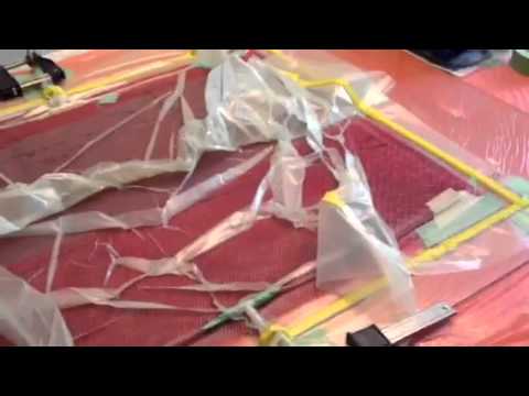 Resin infusion vacuum bagging - YouTube