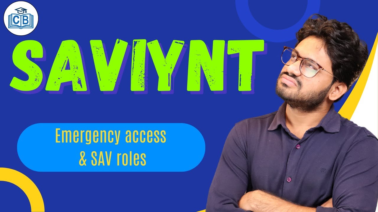 Emergency Access Management & SAV Roles in Saviynt | Saviynt Training | Saviynt | Cyber Brainer ...