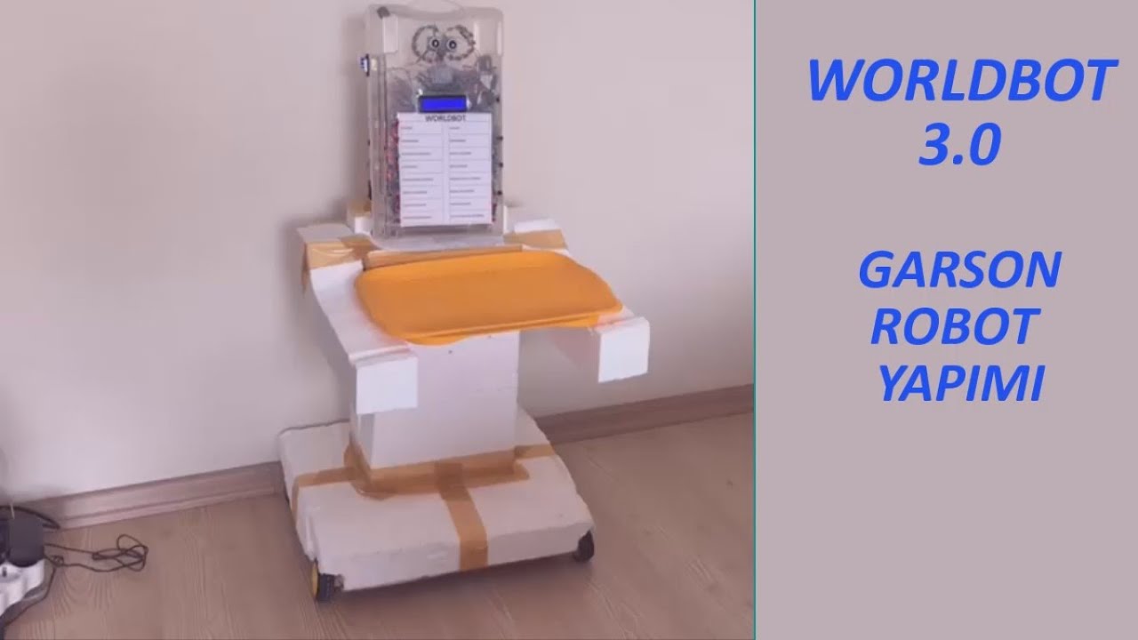 ARDUINO GARSON ROBOT YAPIMI WORLD 3.0 YAPAY ZEKA TABANLI ROBOT - YouTube