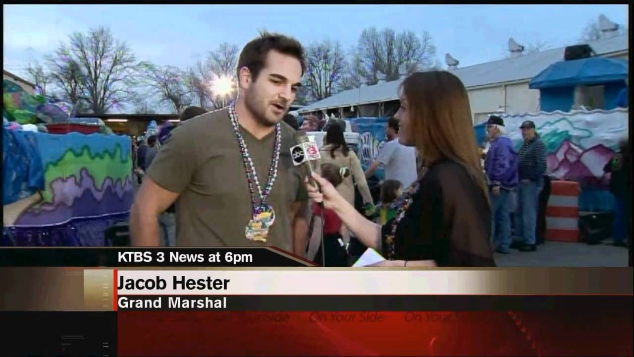 Jacob Hester & Kristen King at Krewe of Gemini's Float Loading Party ...