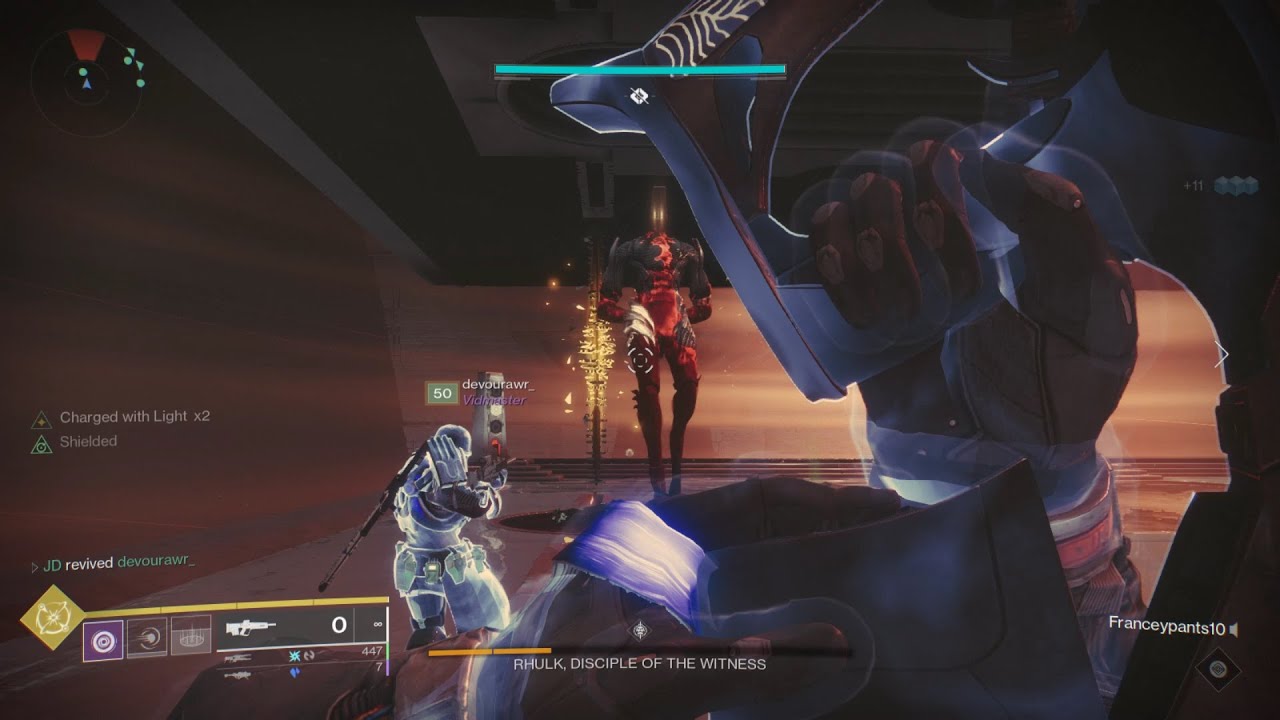 Destiny 2 | Rhulk final stand 15 minutes before contest ending - YouTube