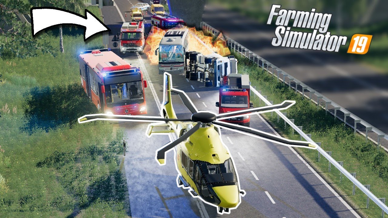 FS19 Emergency #55 - Incidente tra autobus e camion! - YouTube