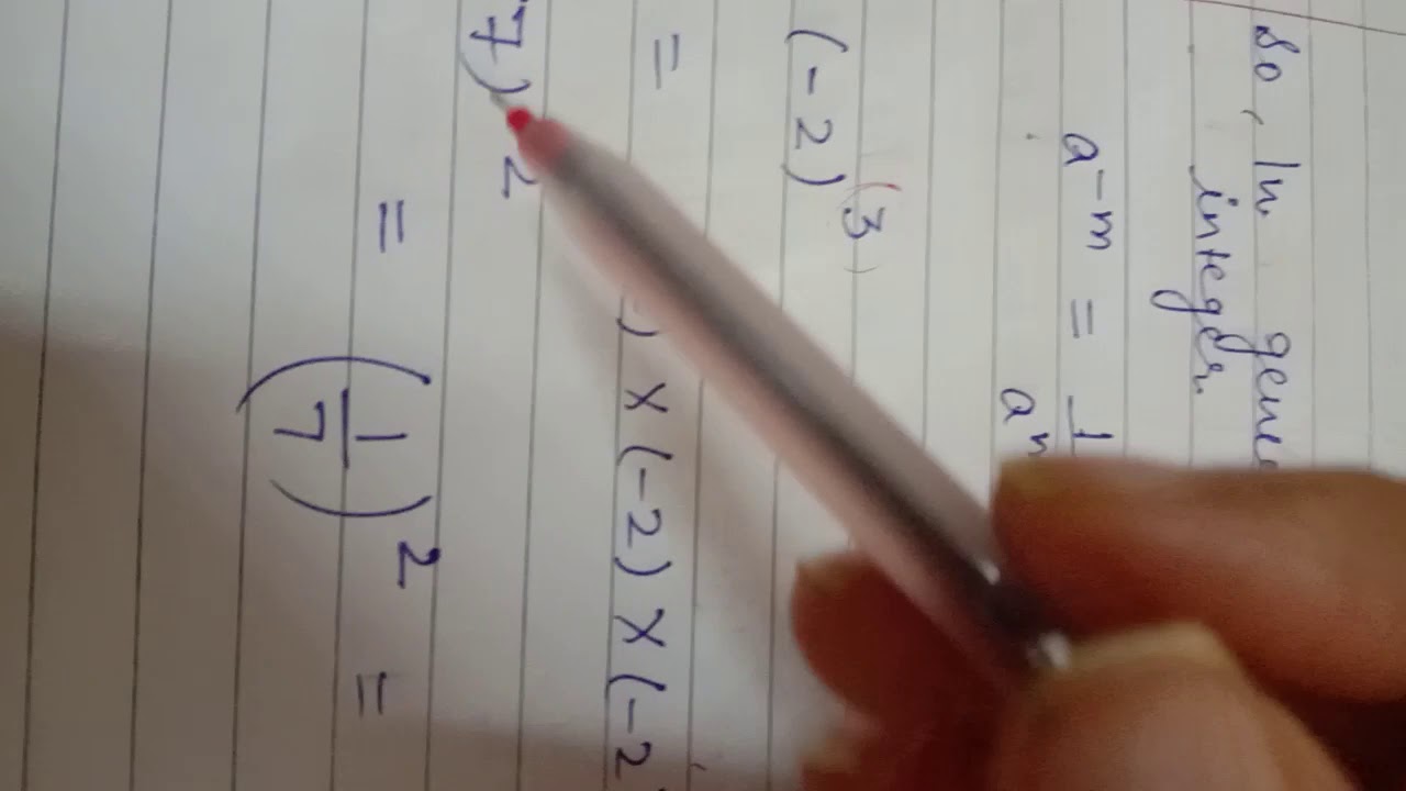 Class 8 chapter -12 Exponents and powers (why base raised to the power ...