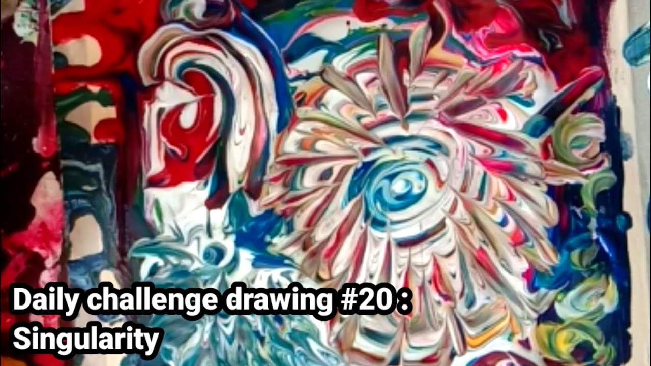 Daily challenge drawing #20 : Singularity - YouTube
