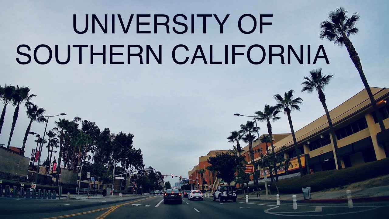 USC Campus Drive Los Angeles, California 🚗 - YouTube