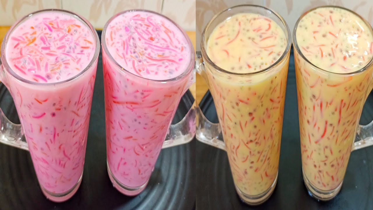 2 TYPES OF MUMBAI FALOODA RECIPES - YouTube