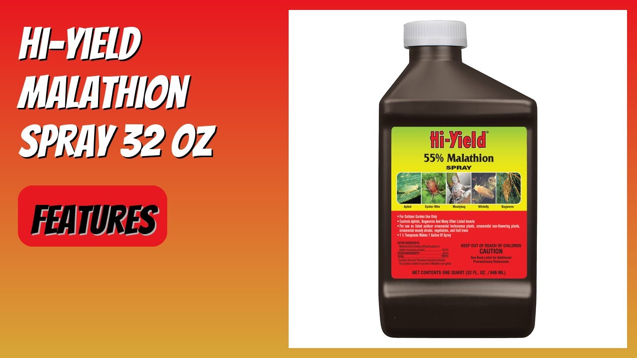 REVIEW (2026): Hi-Yield Malathion Spray 32 oz. Features - YouTube