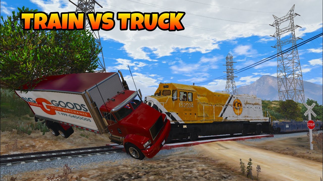 TRAIN VS TRUCK BOX, HAULER TRUCK TRAILER, AND DUMP TRUCK - YouTube