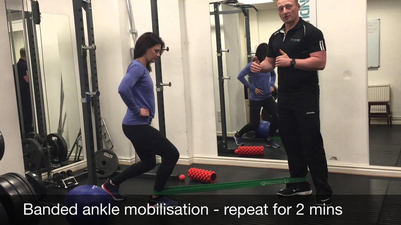 Mobility Monday 005 - Banded Ankle Mobilisation - YouTube