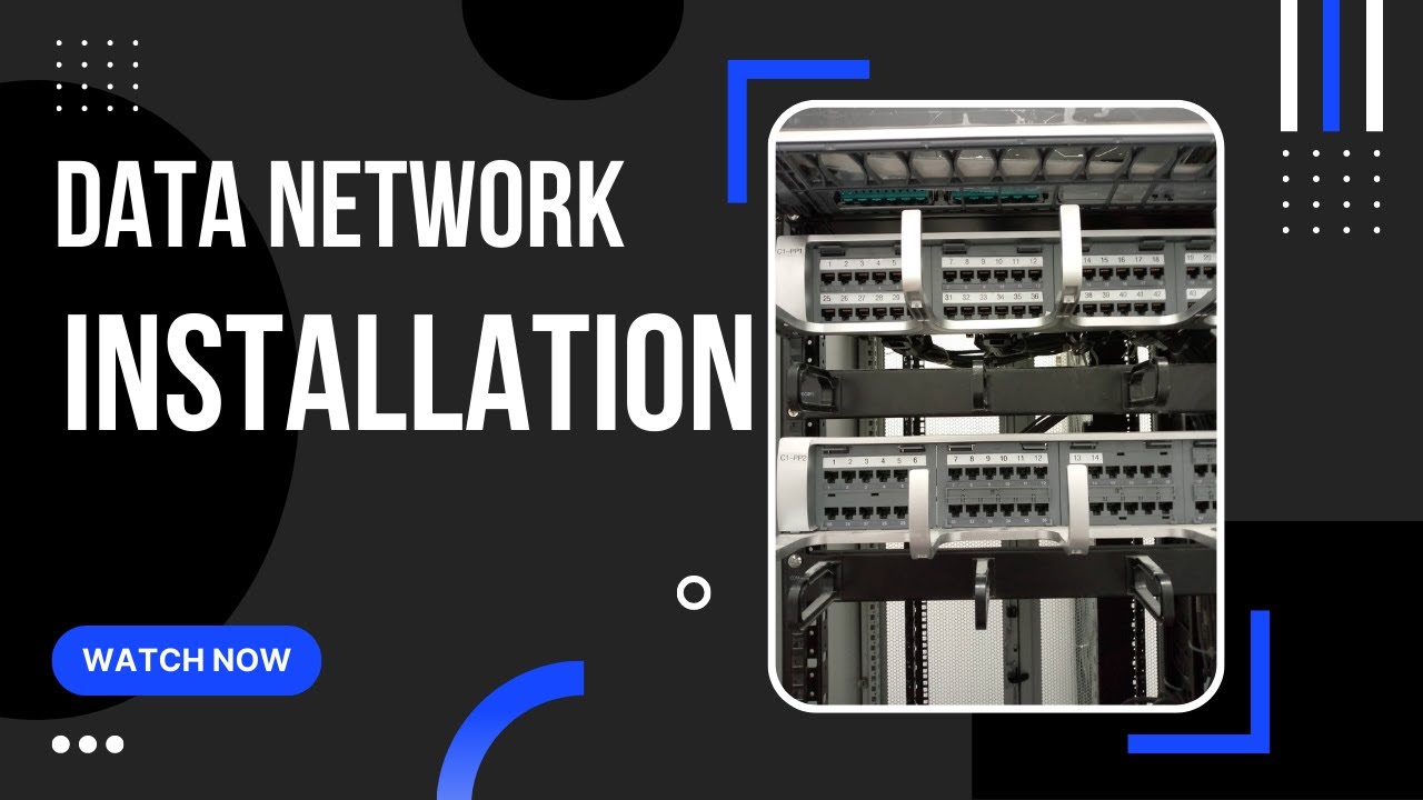 Data Network Installation MTR - YouTube