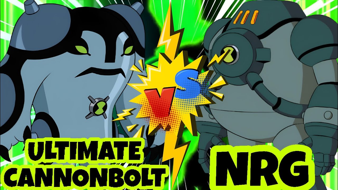 Ultimate Cannonbolt vs NRG (Ben 10 xenodrome) Ultimate Cannonbolt ...
