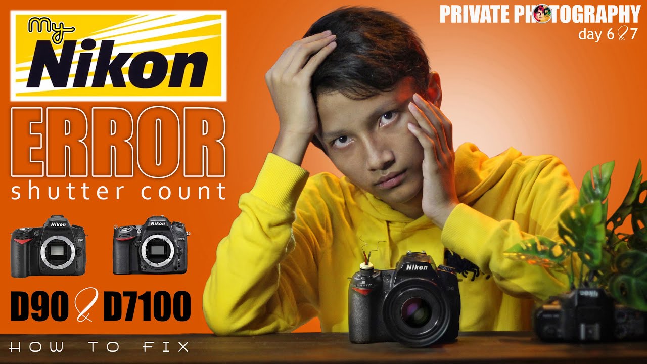SHUTTER COUNT MATI, Nikon D7100 & D90, code err, saat kursus fotografi Bekasi & servis kamera ...