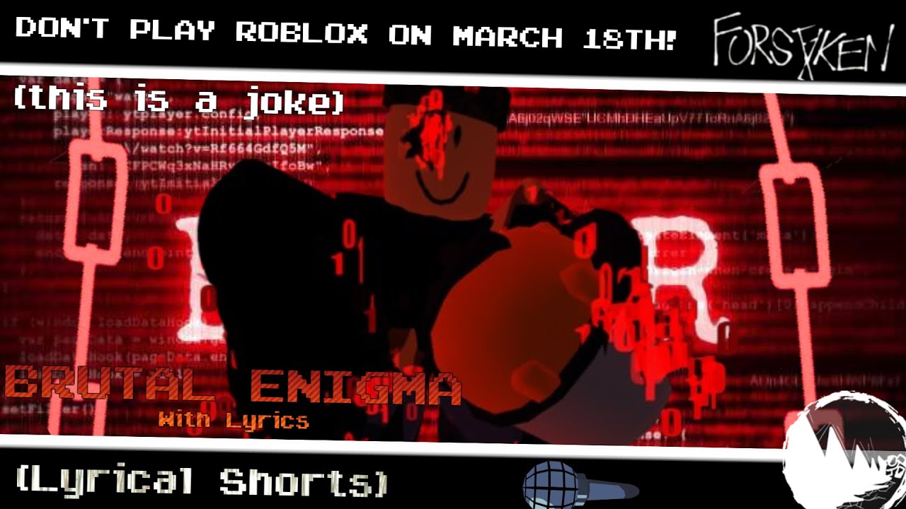 brutal enigma with lyrics (roblox forsaken, john doe chase theme) {joke ...