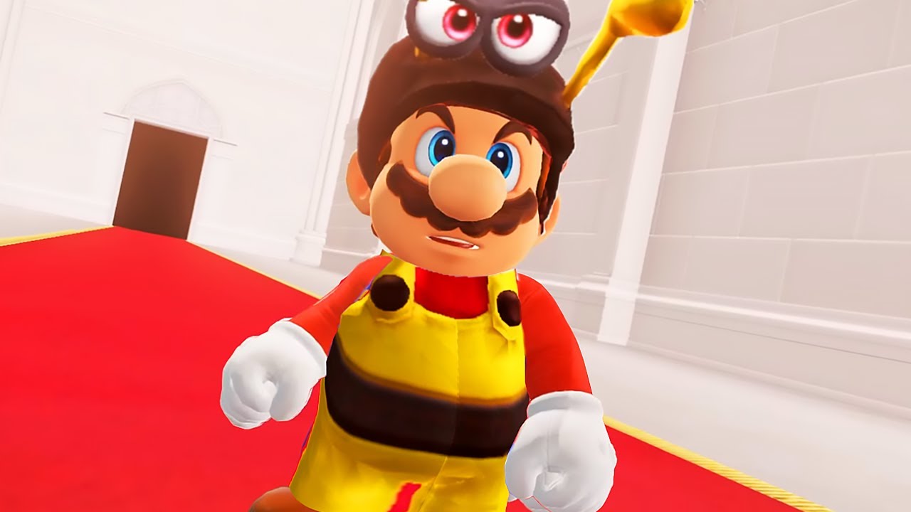 Bee Mario in Super Mario Odyssey - Final Boss + Ending - YouTube