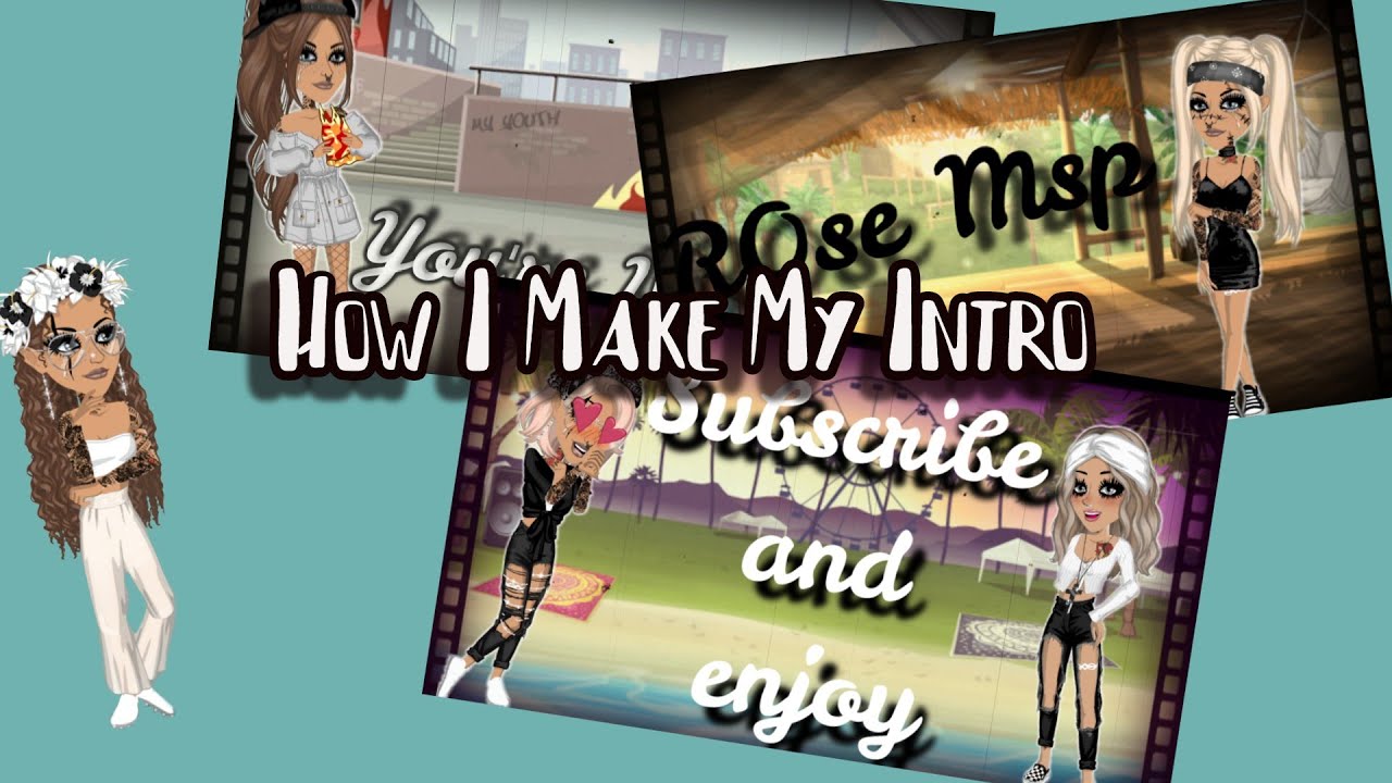 How I make my Intros ~ Msp Tutorial~ - YouTube